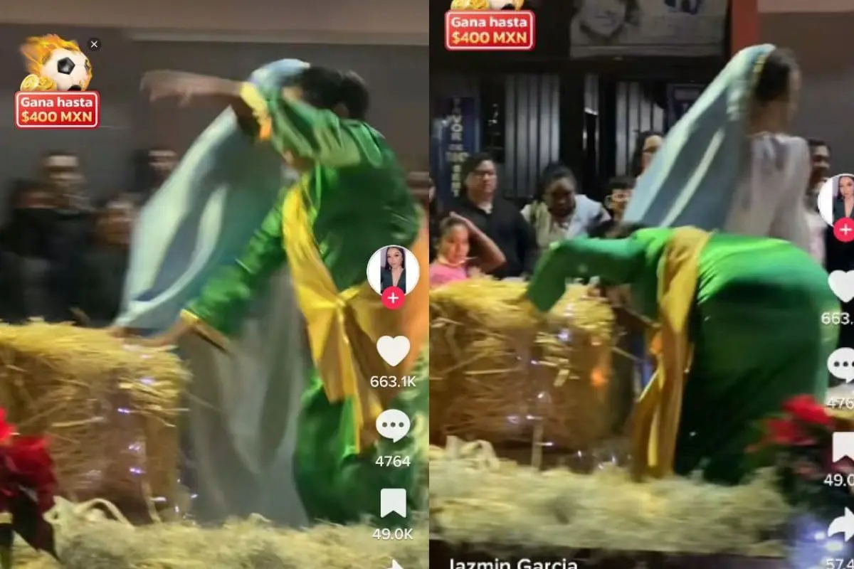 Niño disfrazado de José perrea en pleno desfile de Navidad | VIDEO ...