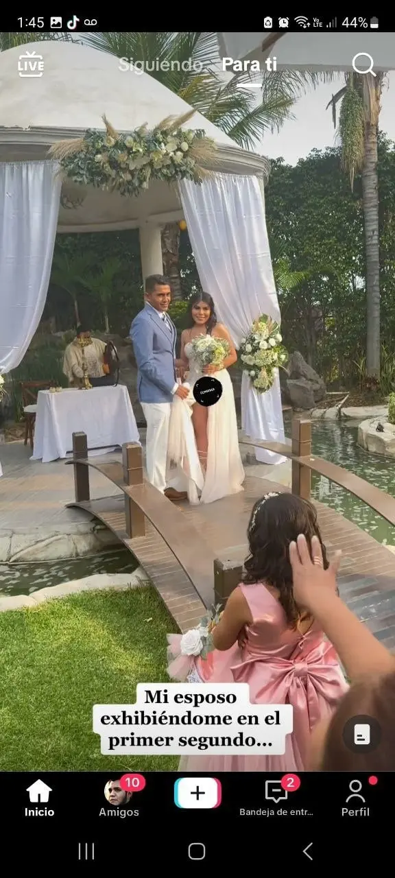 Novia Muestra Su Ropa Interior En Plena Boda Por Accidente Amor Mis Calzones Quinto Poder