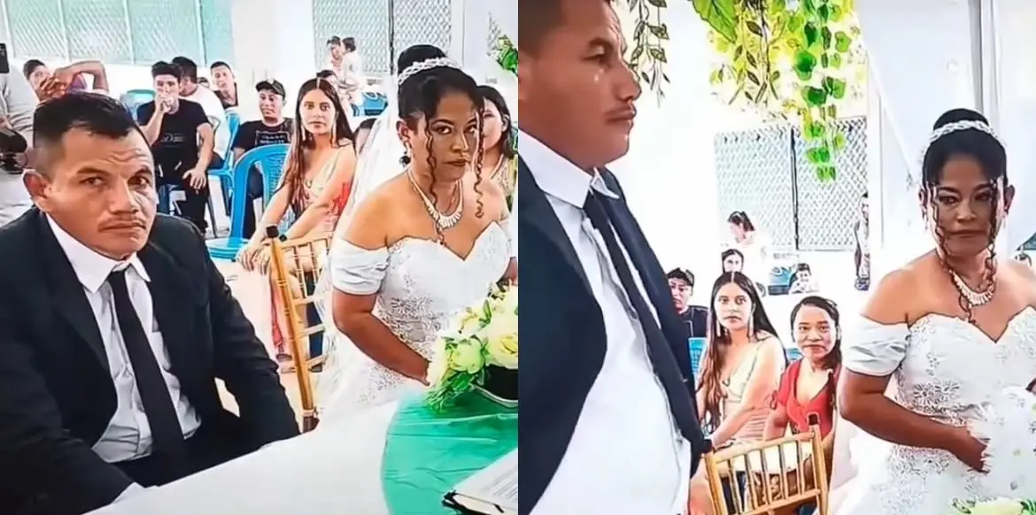 VIDEO| Mujer se arrepiente de casarse en plena boda y deja en shock al ... VIDEO| Mujer se arrepiente de casarse en plena boda y deja en shock al ...