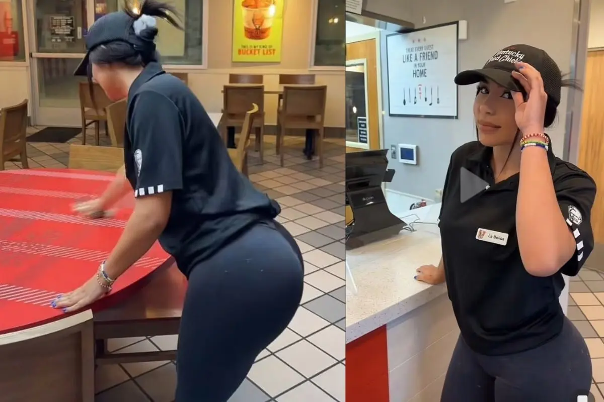 Hermosa empleada de KFC se hace viral y eleva las ventas - Quinto Poder
