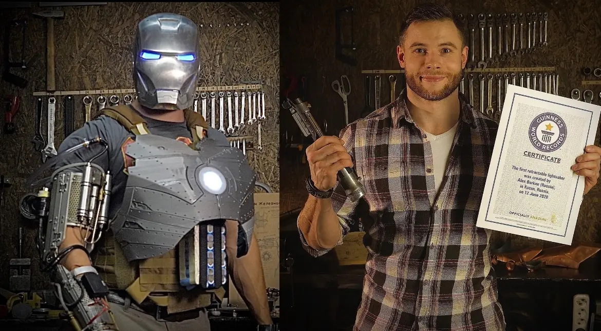 De la pantalla grande a la vida real: Ingeniero ruso construye el traje ...