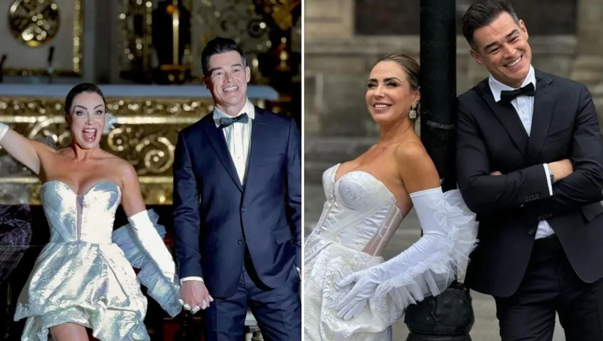 Critican a Carmen Muñoz por usar un minivestido de novia en su boda por la iglesia - Quinto Poder
