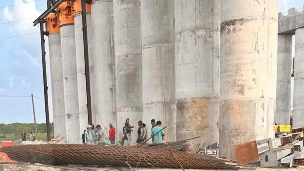 Difunden Imágenes Del Desplome De Columna En Obras Del Tren Maya En