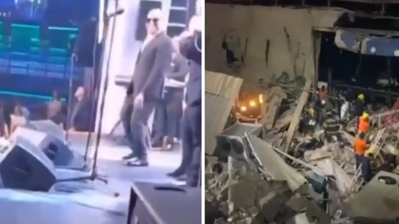 Así colapsó el techo de la discoteca Jet Set - Quinto Poder